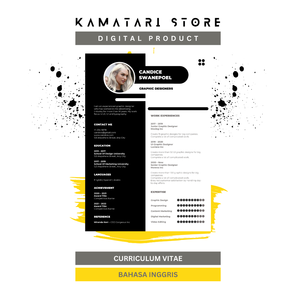 Jual DESAIN PROFESIONAL CV DAN SURAT LAMARAN KERJA (DESAIN 084 ...