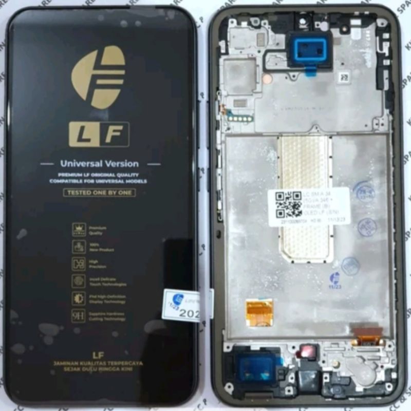 Jual LCD TOUCHSCREEN PLUS FRAME SAMSUNG GALAXY A34 5G A346 ORIGINAL ...