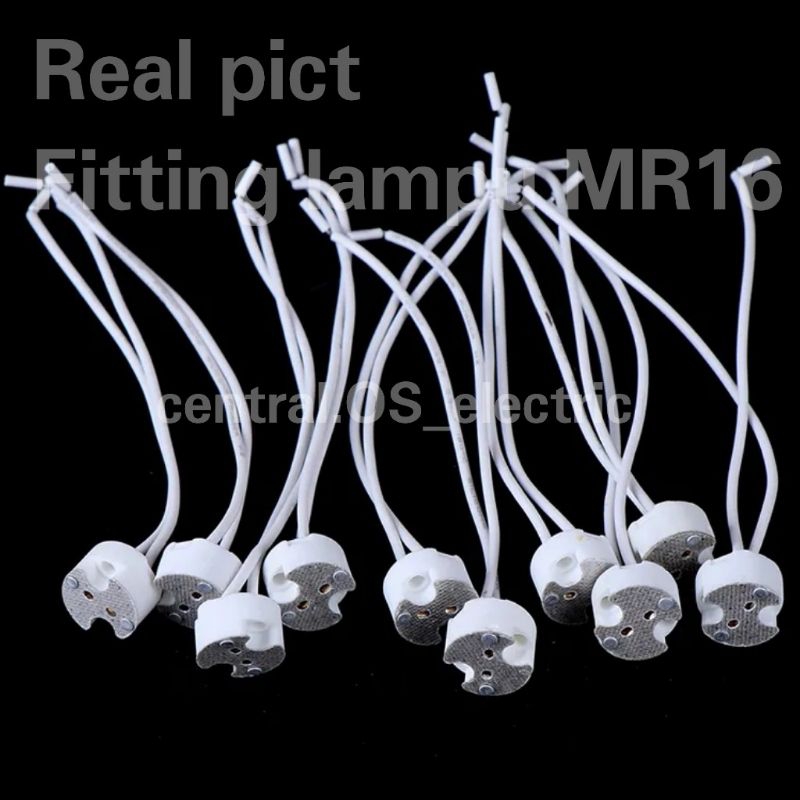 Jual FITTING LAMPU MR16 TUSUK / FITTING LAMPU MR16 TUSUK HALOGEN ...
