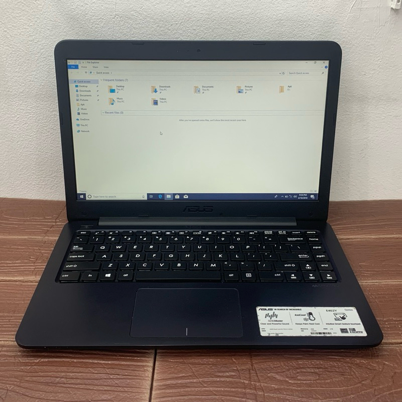 Jual Asus Vivobook E402Y Amd E2-7015 RAM 4GB SSD 256GB FULSET | Shopee ...