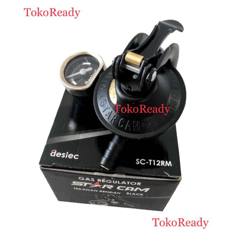 Jual Regulator Gas Star Cam SC-T12RM & SC-T12R BLACK Meter Dan Non ...
