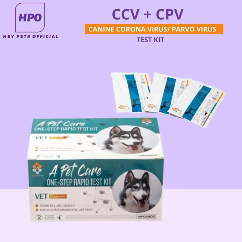 Jual Rapid Test Kit Canine Corona / Parvo Virus (CCV + CPV ag) - Alat ...