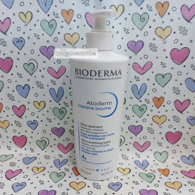 Jual BIODERMA Atoderm Intensive Baume Lotion Pump 500ml | Shopee Indonesia