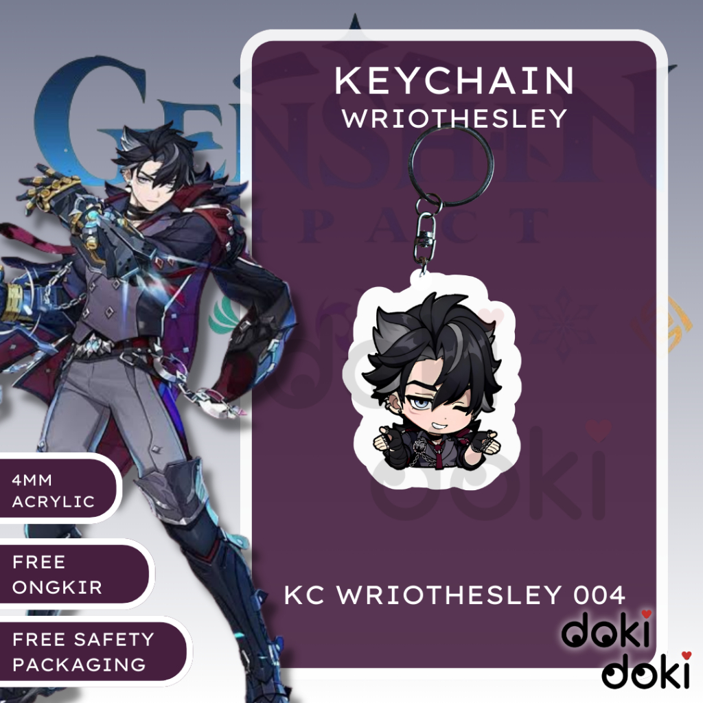 Jual GANTUNGAN KUNCI KEYCHAIN WRIOTHESLEY GENSHIN IMPACT | Shopee Indonesia