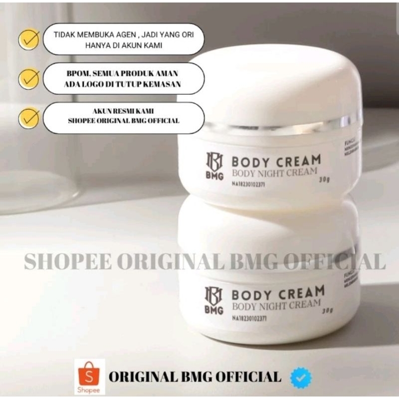 Jual BODY CREAM BMG ORIGINAL ( BIPUT MALAM ORI BMG) | Shopee Indonesia