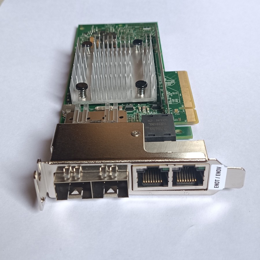 Jual Quad Port LAN Broadcom Card Dual 10G Gigabit Port SFP RJ45 ...