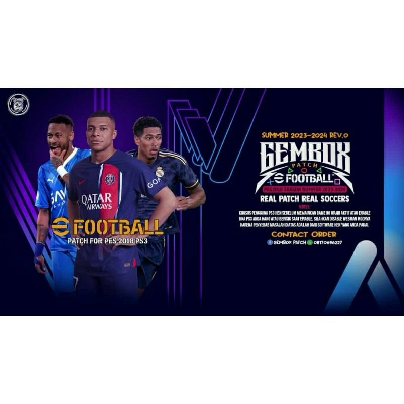 Jual PES GEMBOX PATCH | SUMMER 2024 PS3 | Shopee Indonesia