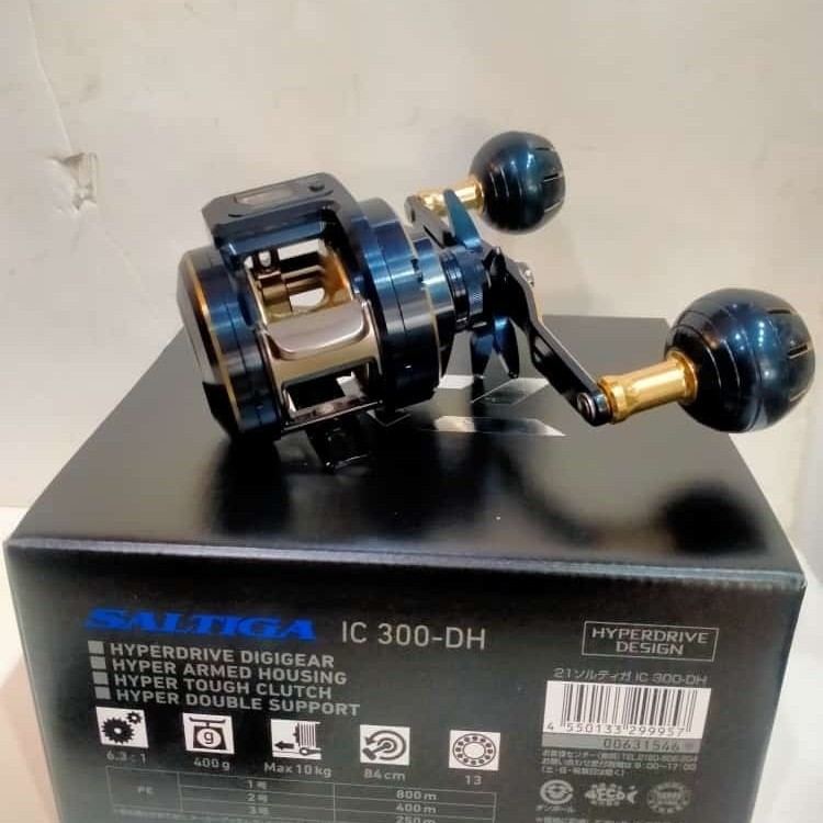 Jual REEL BAITCASTING DAIWA SALTIGA IC 300 L-DH | 300 D-H | 300 JIGGING OVERHEAD | Shopee Indonesia
