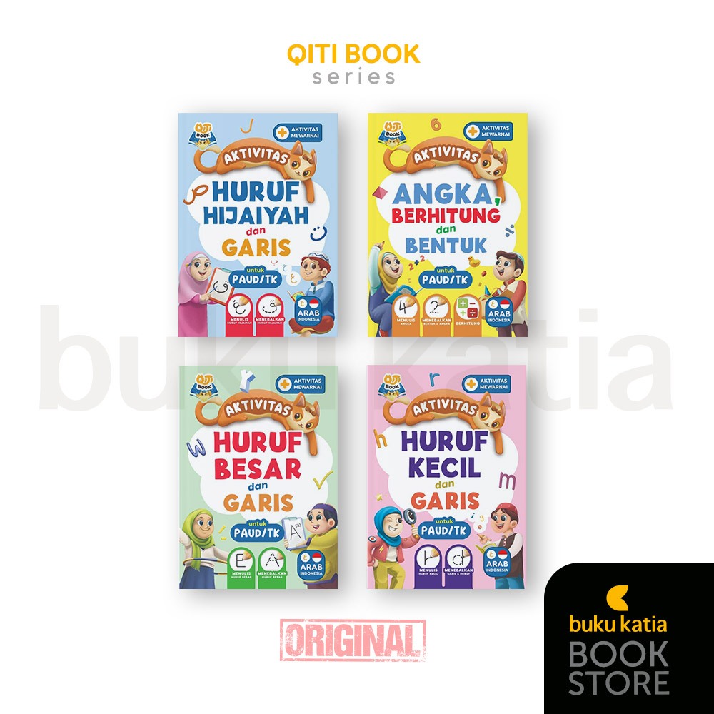 Jual Qiti Book Aktivitas Huruf Hijaiyah dan Garis; Qiti Book Aktivitas ...