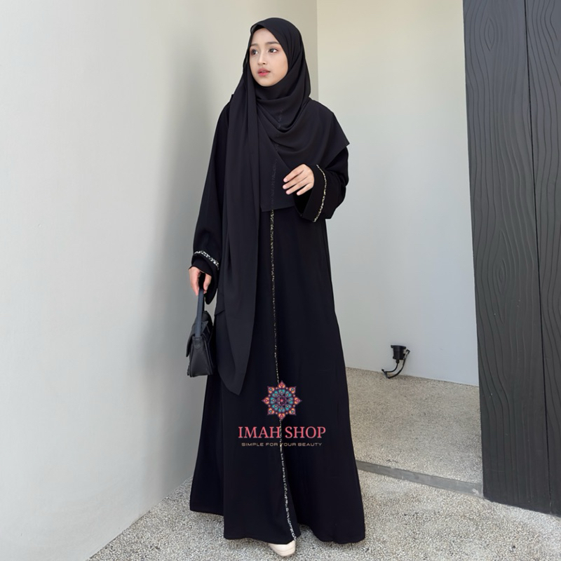 Jual Abaya Gamis Turkey Maxi Dress Arab Saudi 968 Abaya Basic Syari ...
