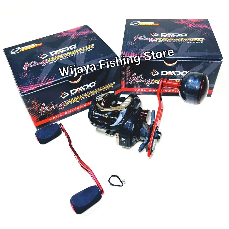 Jual Reel Pancing BC King Predator 400 L SW DRAG CLICKER | Shopee Indonesia