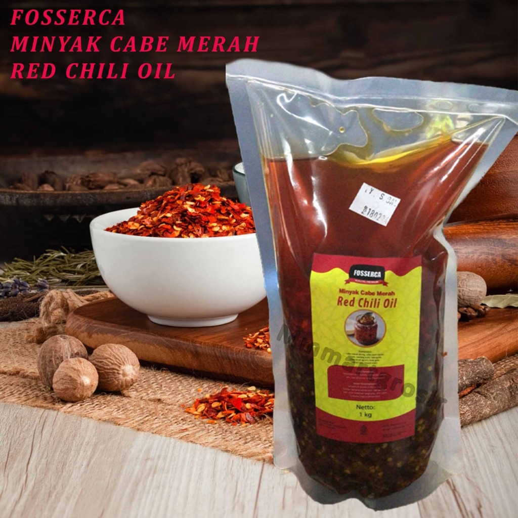 Jual Fosserca / Minyak Cabe Merah / Chili Oil Pedas / 1kg | Shopee ...
