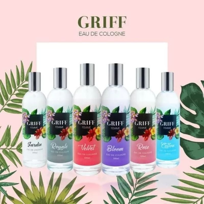 Jual GRIFF Parfume Cologne Badan 100ml ( DISKON 50% SHOPEEVIDEO ...