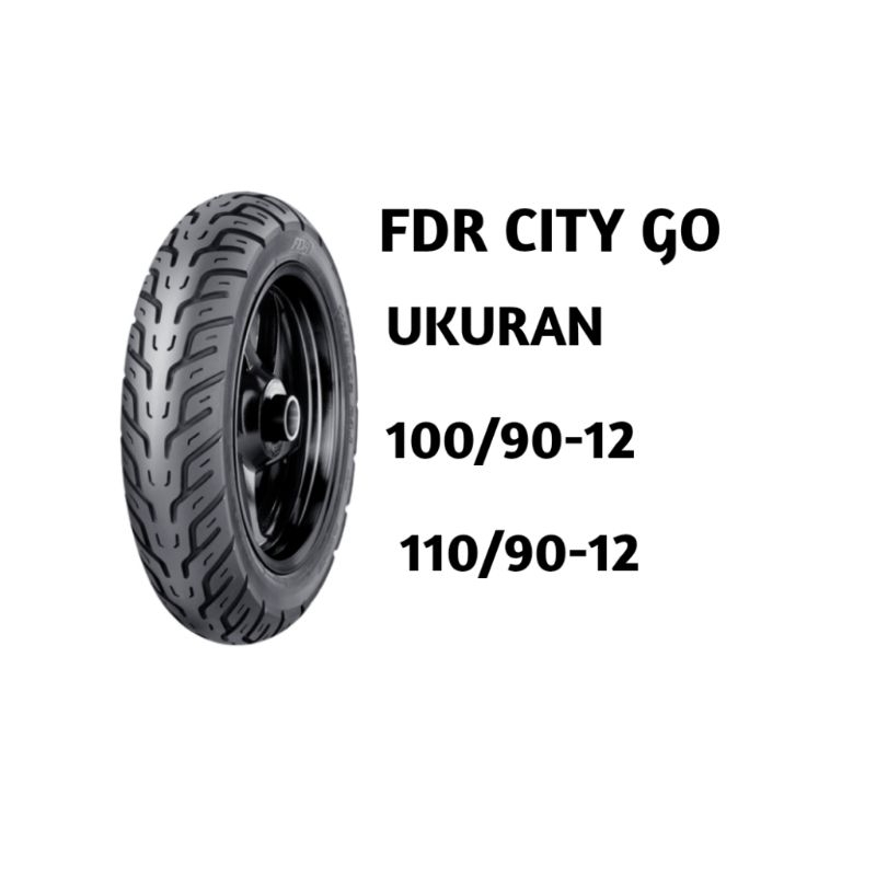 Jual Suku Cadang Motor Ban Tubles Fdr City Go Ring 12 (100/90) (110/90 ...