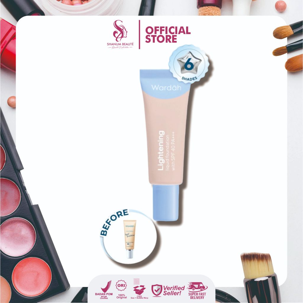 Jual NEW! Wardah Lightening Liquid Foundation Sachet - 6ml | Shopee ...