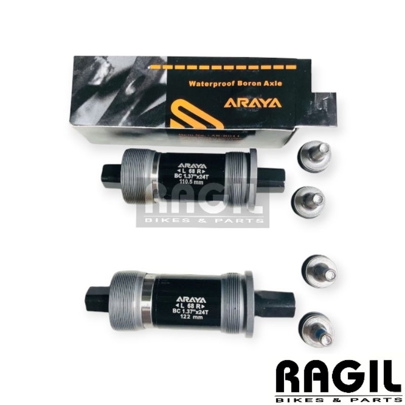 Jual BB ARAYA 110 110.5 122 127 BOTTOM BRACKET GIR TENGAH CRANK SEPEDA BEARING AS GEAR KLAKER ...