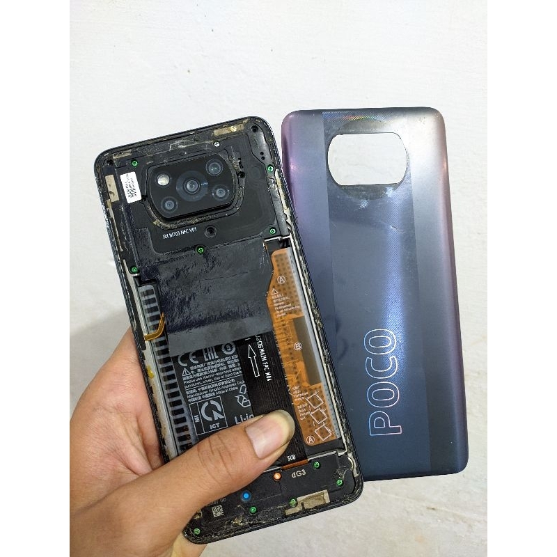 Jual LCD Touchscreen Fullset Frame POCO X3 PRO/X3 NFC | Shopee Indonesia