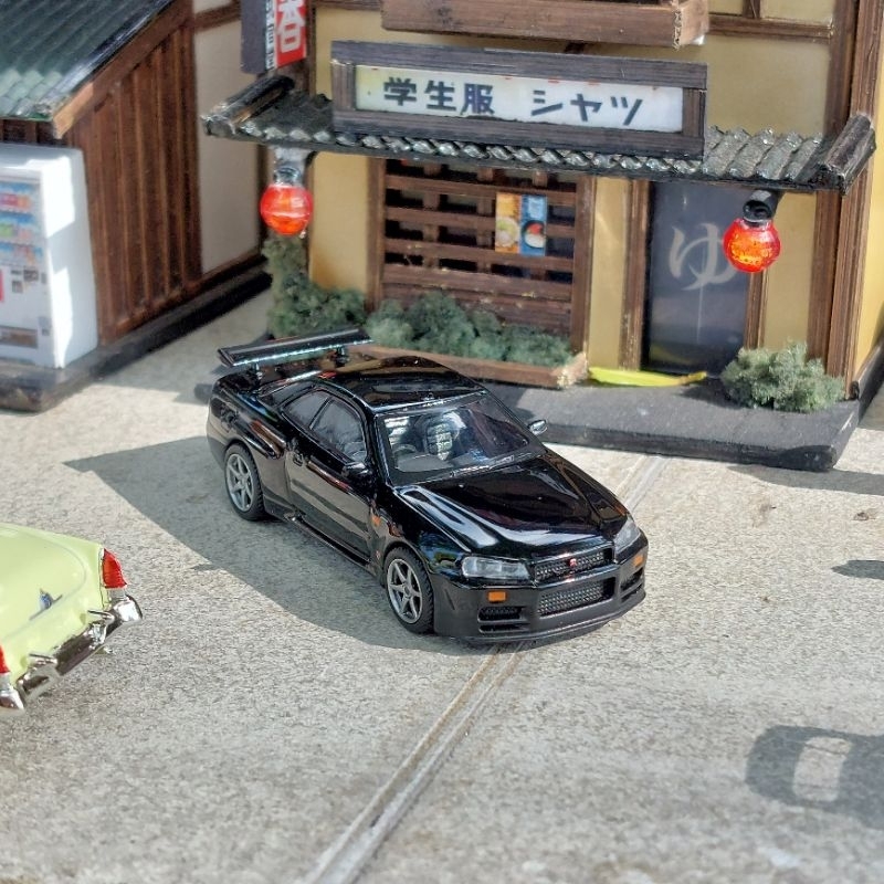 Jual MINI GT Nissan Skyline GT-R R34 Black Pearl | Shopee Indonesia