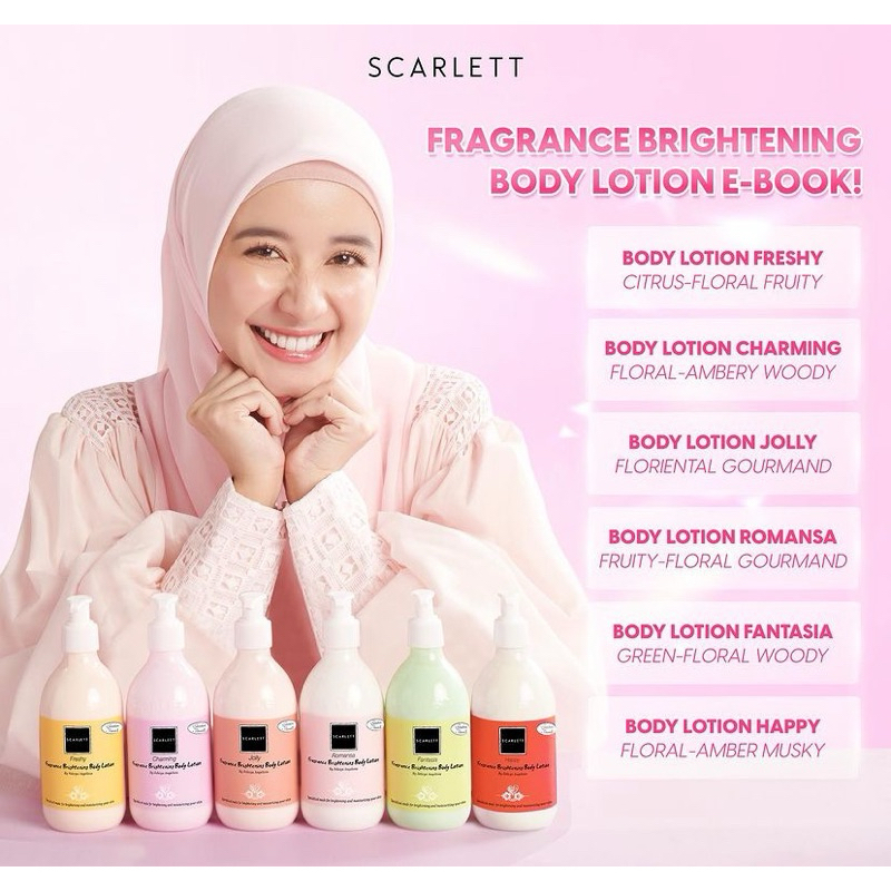 Jual scarlett jolly joli whitening lotion scarlet happy body cream ...