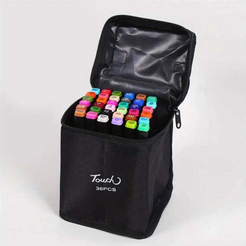Jual Toddi Spidol Dual Side Fine Art Brush Pen Art Marker Set 80 Color ...
