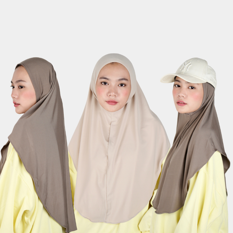 Jual Hijab Instant Sport Jersey Premium / jilbab olahraga | Shopee ...