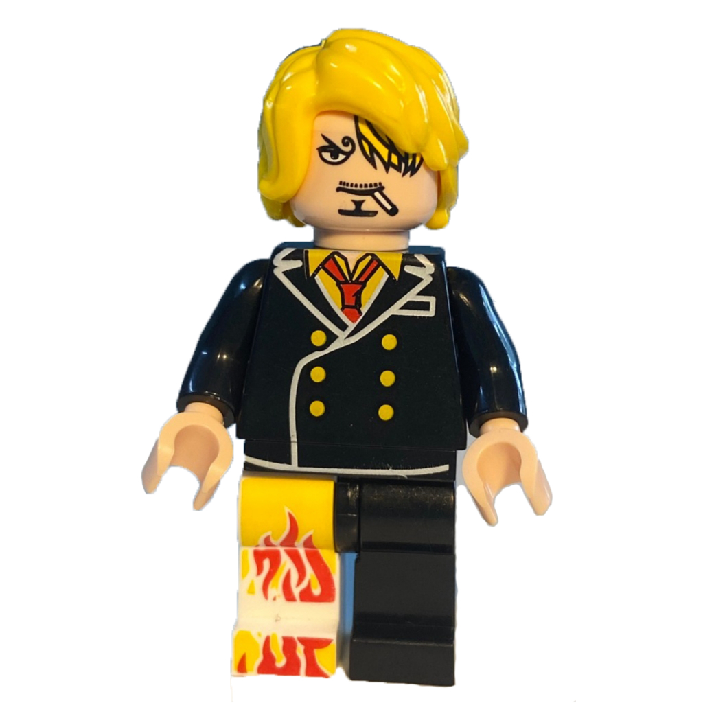 Jual Brick One Piece Series Luffy Zoro Nami Sanji Chopper Robin Franky ...