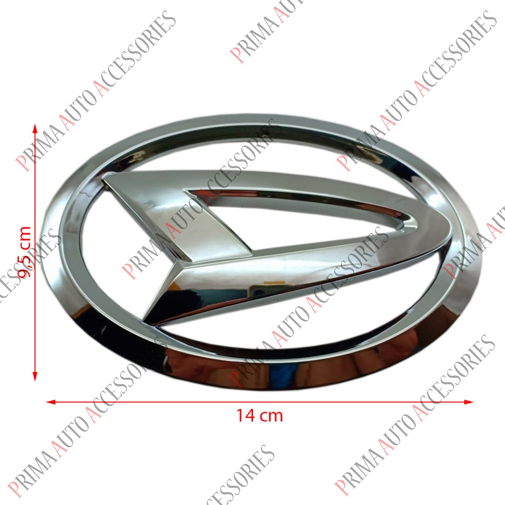 Jual Emblem Logo Mobil DAIHATSU CHROME 14 cm | Shopee Indonesia
