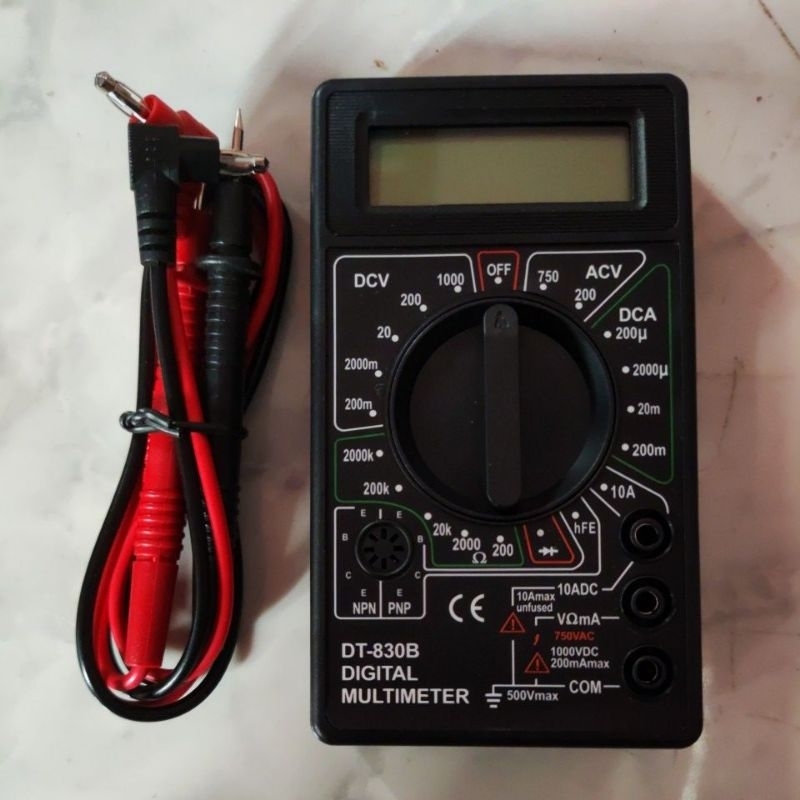 Jual Multitester Digital DT830B DT-830b Multimeter Avometer Digital ...