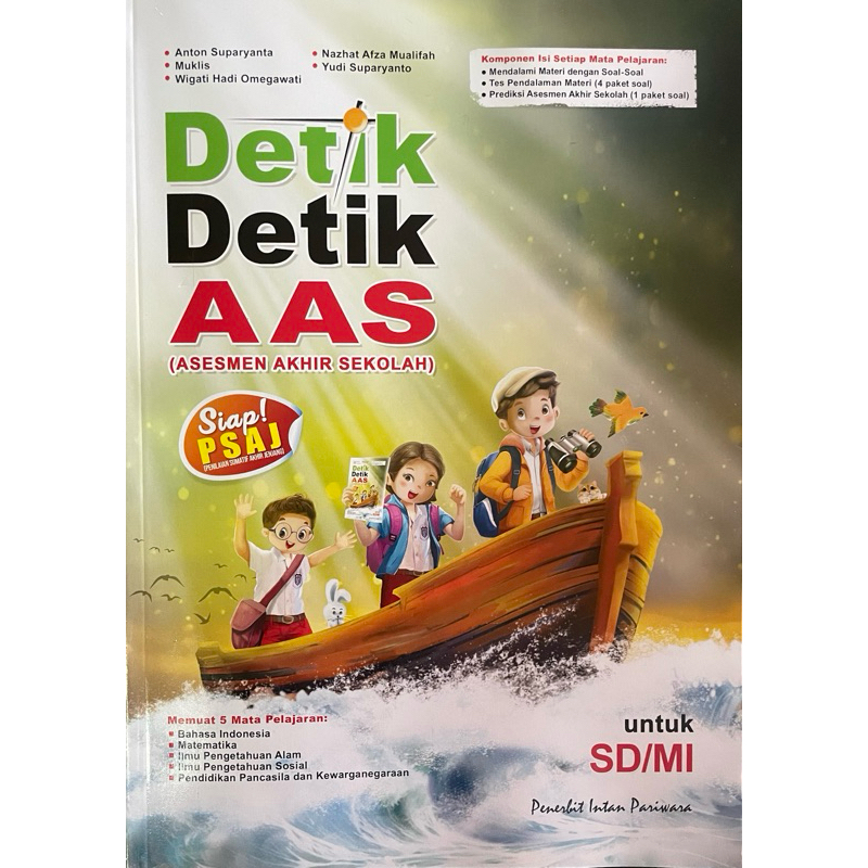 Jual Buku Detik Detik AAS SD 2023/2024 Intan Pariwara | Shopee Indonesia