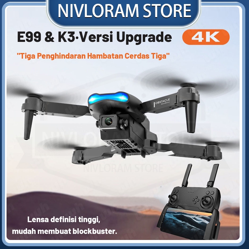 Jual 2023 Smart Rc Drone E68 E88 E99 Pro 4k Hd Camera Shoot Original