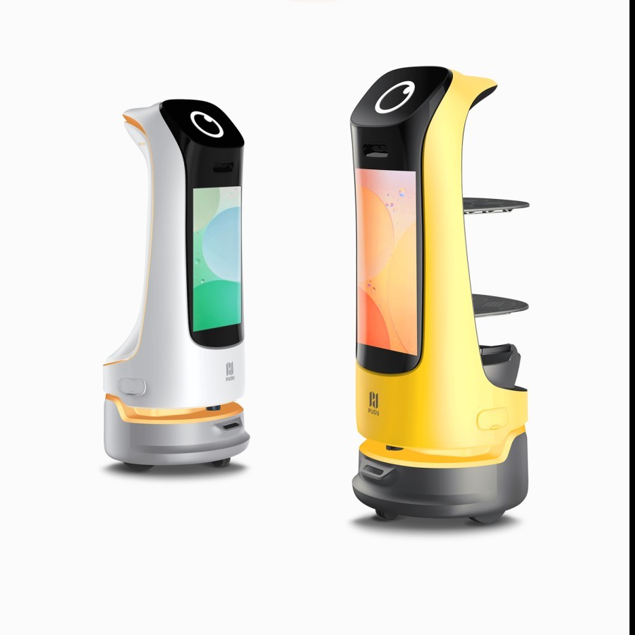 Jual Pudu Robotics KettyBot AI Delivery Robot Display Iklan Ketty Bot ...