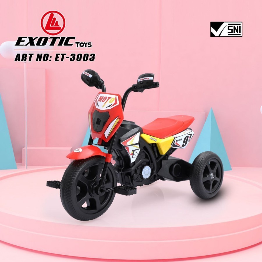 Jual Sepeda Motor Gowes Roda 3 Merk Exotic ET 3003 + Pedal | Shopee ...