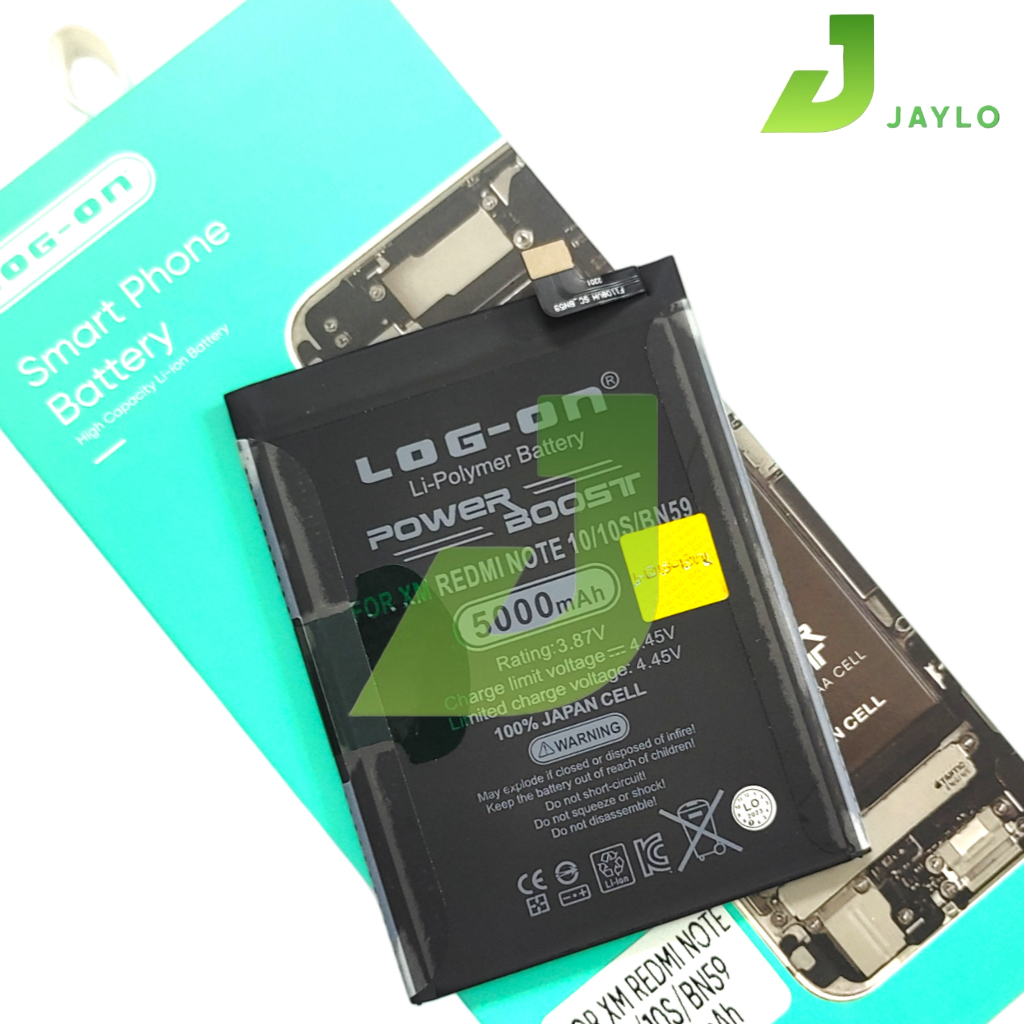 Jual Baterai LOG ON Xiaomi Redmi Note 10 4G BN59 BN-59 Power Boost ...