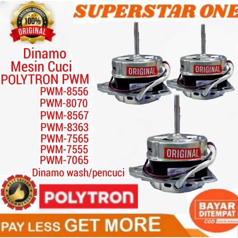 Jual Dinamo mesin cuci Polytron PWM PWM-8556/PWM-8070/PWM-8567/PWM-8363/PWM-7565/PWM-7065/PWM ...
