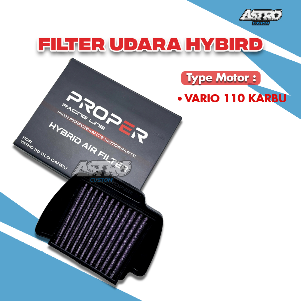 Jual Filter Udara Proper Racing Line Vario 125 150 PCX 150 CBU Air ...