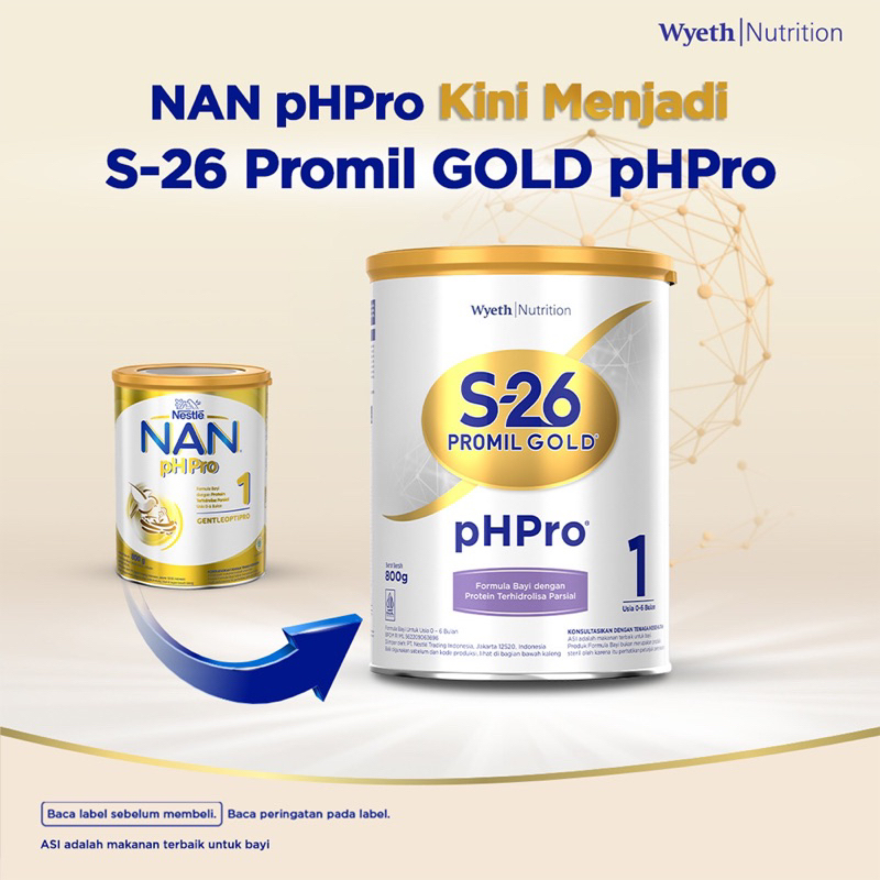 Jual NESTLE NAN S26 pH Pro Susu Formula 0-6 bulan Kaleng 800g S-26 ...