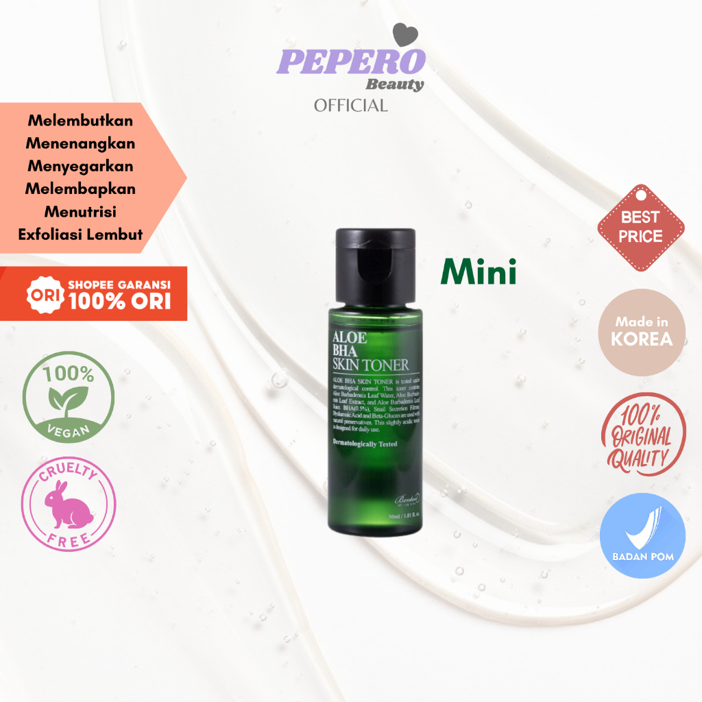 Jual BENTON Aloe BHA Skin Toner MINI EXP DATE 07-11-2025 | Shopee Indonesia