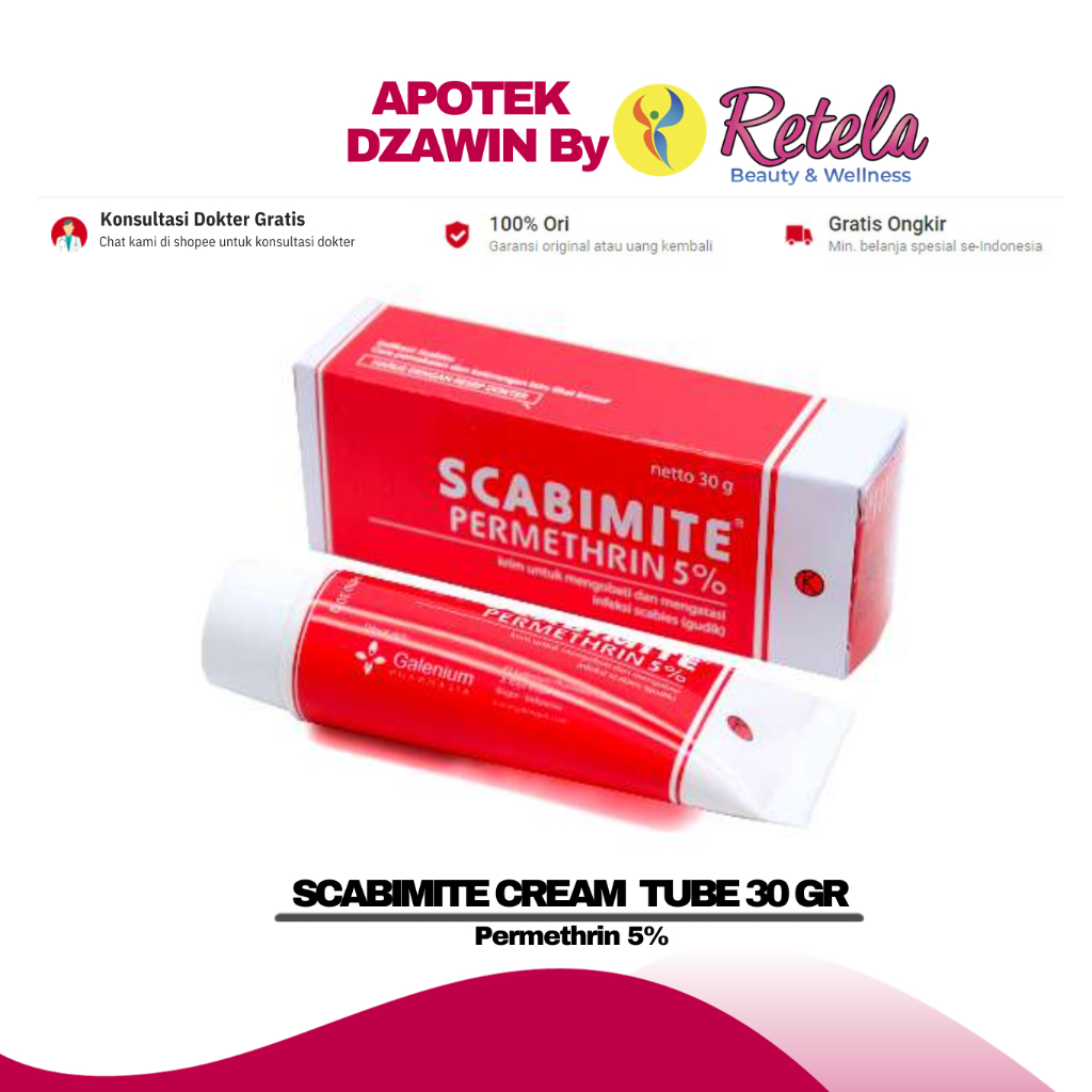 Jual SCABIMITE CREAM 30GR ( Permethrin 5% ) | Shopee Indonesia