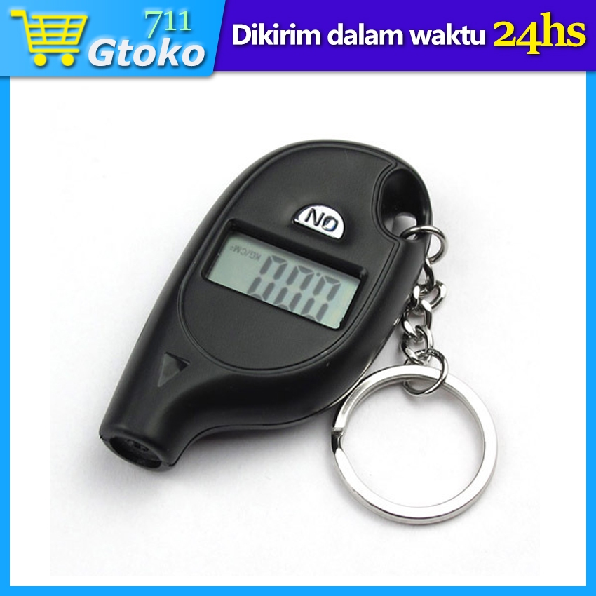 Jual Tire Pressure Gauge Digital Mini Gantungan Kunci Keychain Alat ...