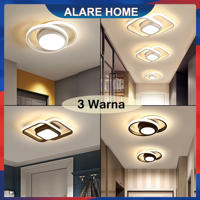 Jual 3 Warna Lampu Plafon LED ceiling lamp ceiling light lampu gantung ...