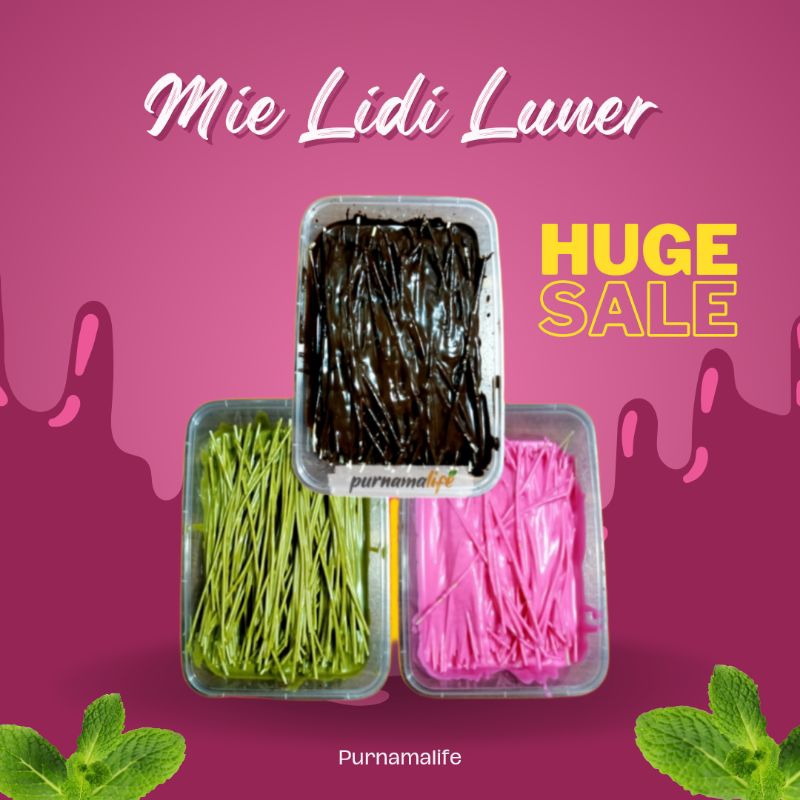Jual [PREMIUM] MIE LIDI COKLAT LUMER RASA COKLAT PREMIUM KEMASAN BOX ...