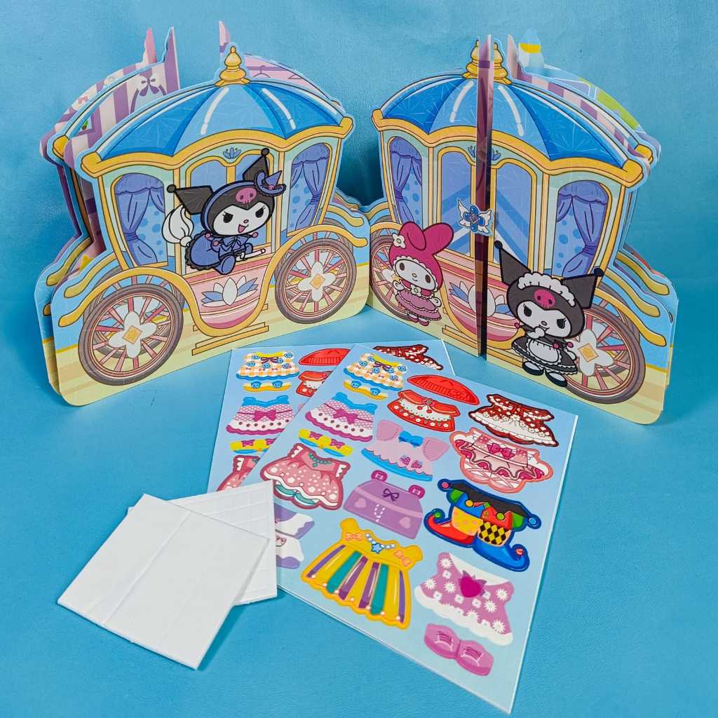 Jual Stiker Nono Momo Cici Buku Quite Book Kuromi Melody Sanrio DIY ...