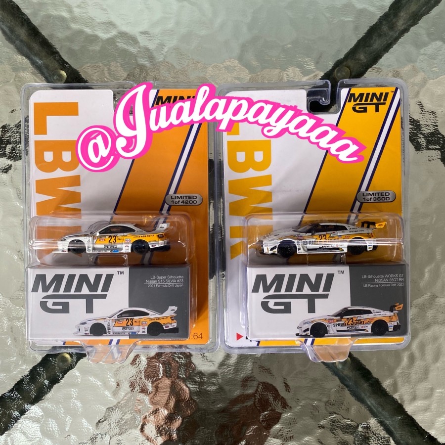 Jual Mini gt 434 mini gt 491 mini gt lbwk silvia s15 japan drift mini ...