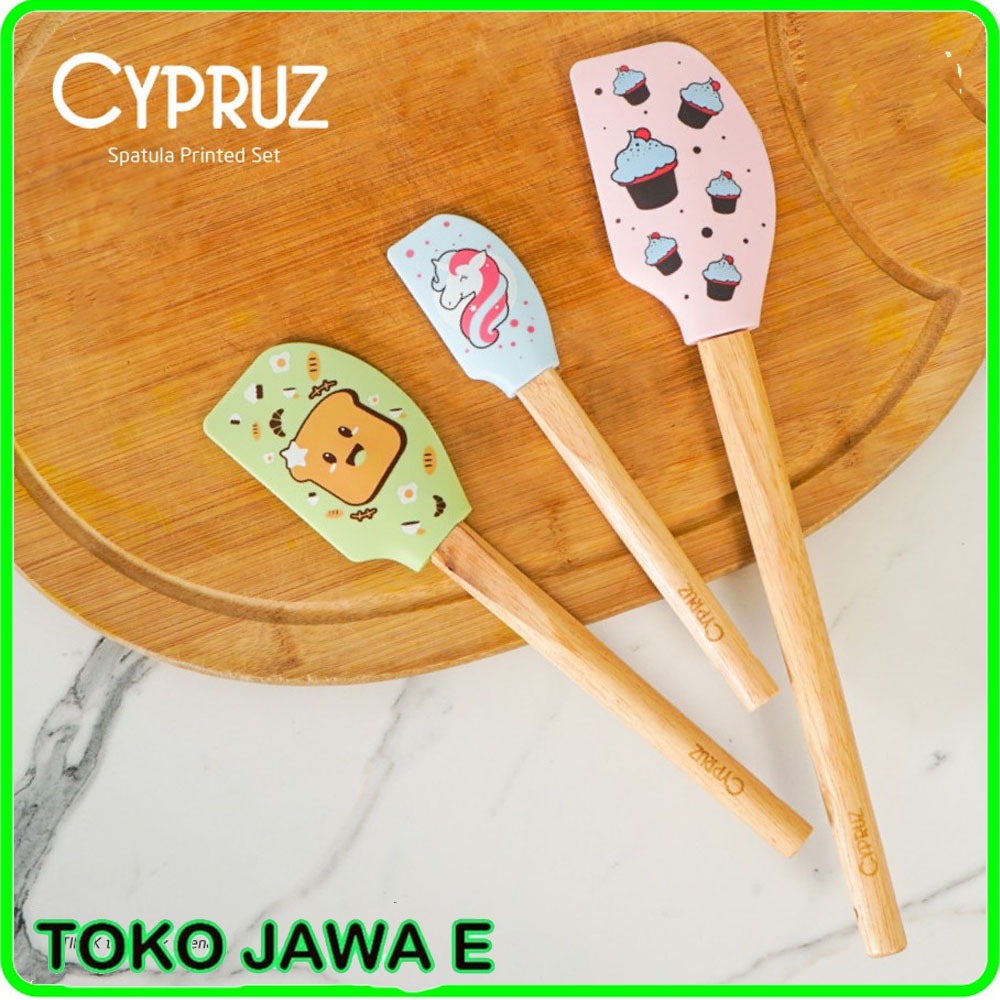 Jual SPATULA CYPRUZ SWEETNESS UTENSIL SET Aman Tidak Meleleh | Shopee ...