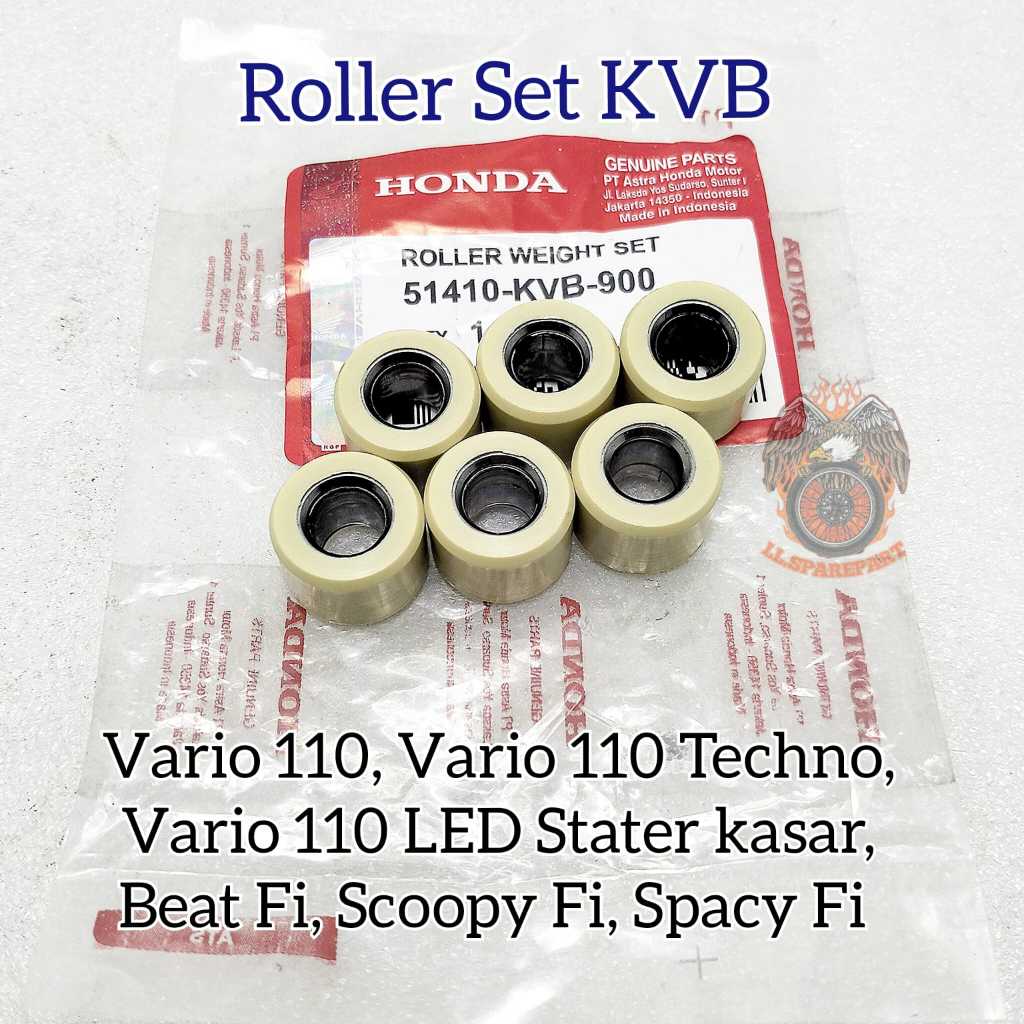 Jual Roller Roler Set Honda KVB Vario 110 Techno Vario 110 LED Stater kasar Beat Scoopy Spacy Fi ...