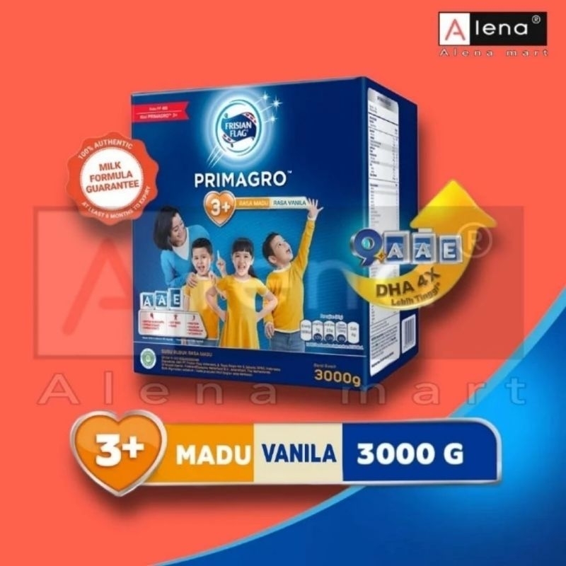 Jual PRIMAGRO 3+ 3000g, Primagro 3 3000g,primagro 3+ madu 3000g ...