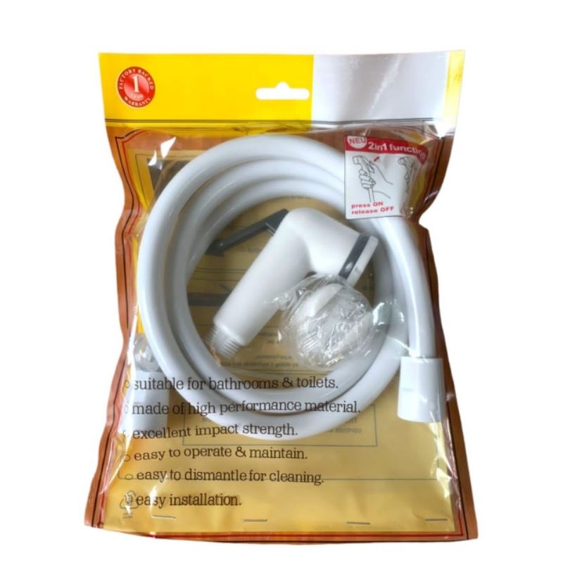 Jual Jet shower closet set plastik / paket jet shower closet pvc 1 set ...