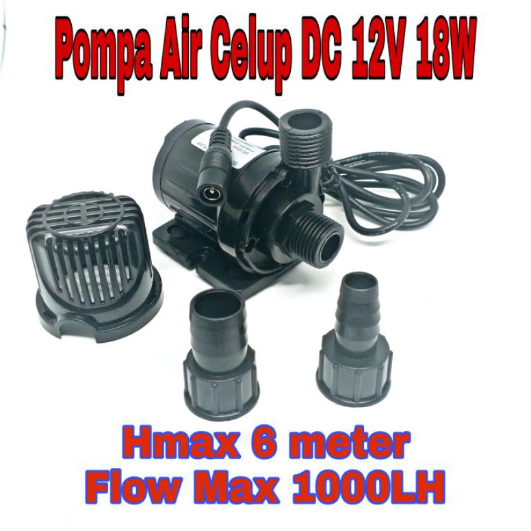 Jual Produk Terkini.. Pompa Air Celup Mini DC 12V DCP002 Hmax 6M 1000L ...