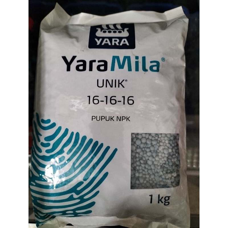 Jual PUPUK NPK 16-16-16 161616 YARAMILA YARA MILA KEMASAN PABRIK 1 KG ...