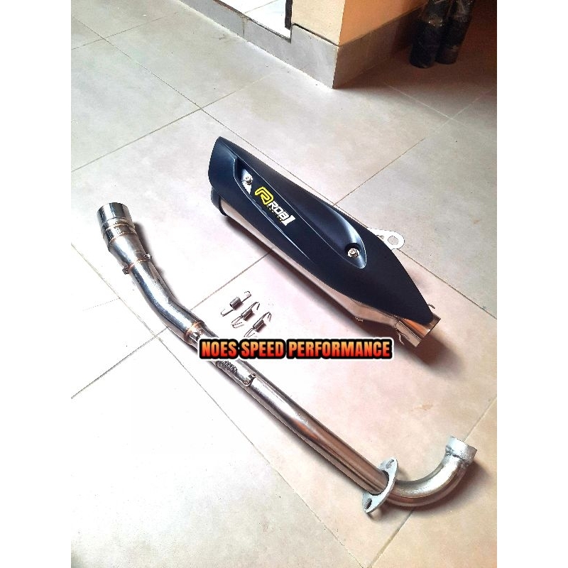 Jual KNALPOT ROB 1 SUPRA 125 ASTREA GRAND REVO BLADE JUPITER Z VEGA ...